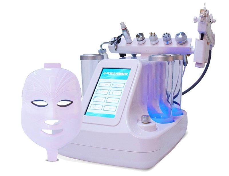 8 In 1 Hydrafacial Machine With LED Mask No Needles Mesogun Hydra ...